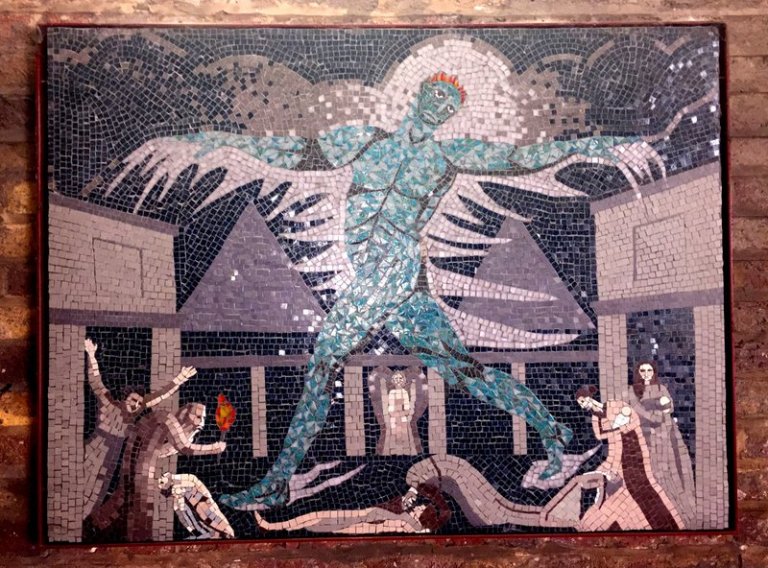 Curious and quirky street art by Southbank Mosaics a tribute to William ...